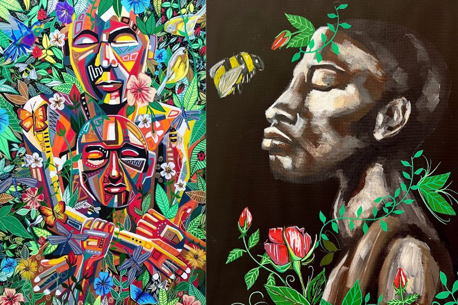 “The Language of Flowers” – An Art Exhibit by Aaron Allen Marner ...
