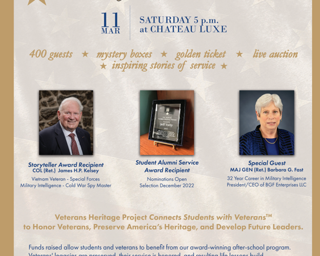 Saluting Stories of Services – Veterans Heritage Project Fundraising ...