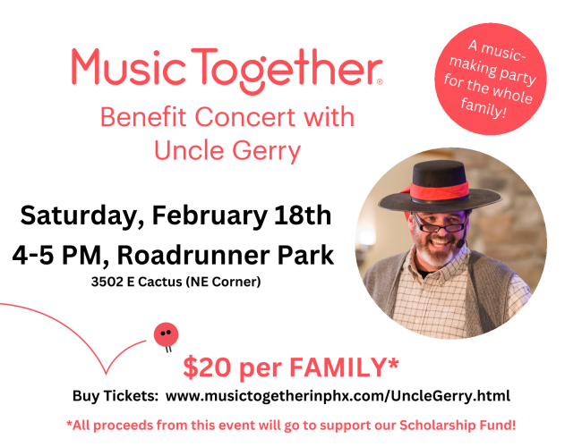 Uncle Gerry Benefit Concert - Raising Arizona Kids Magazine