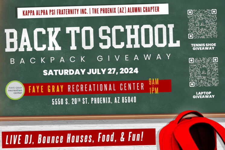 Phoenix Kappas’ Annual Back to School Backpack Giveaway - Raising ...
